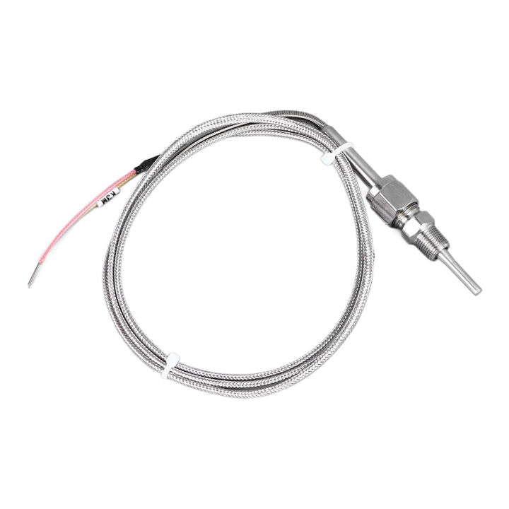 Stainless Steel K Type Thermocouple Metal Probe 1/8 Inch NPT Tooth Stainless Steel Mini ...