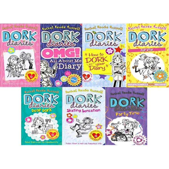 Dork diaries Set # 1 (Book 1 to 7) by Rachel Renee Russel | Daraz.pk