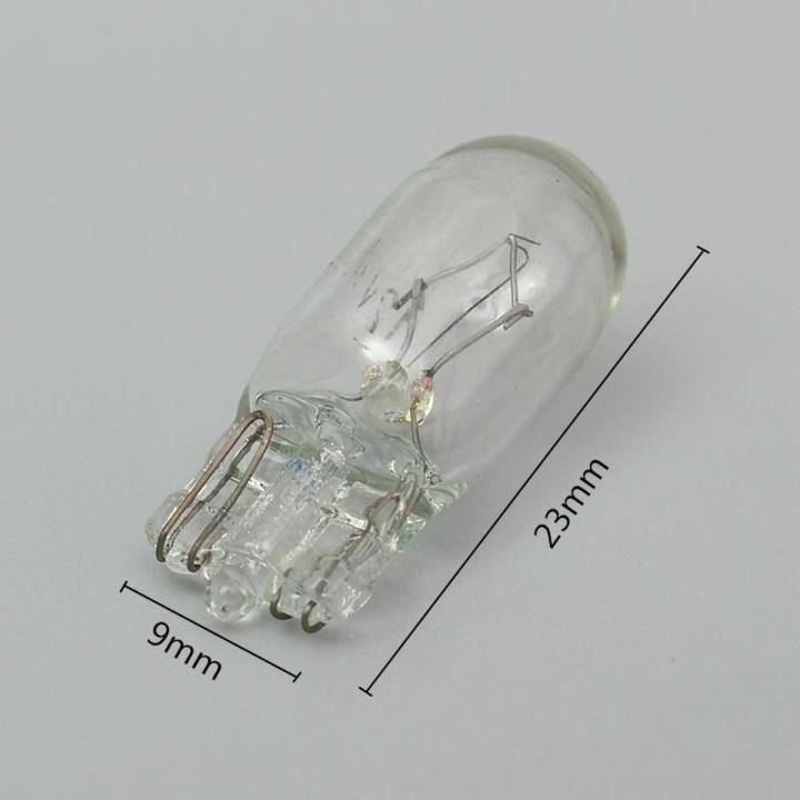 T10 W5W 5W Glass Car Auto Super Bright White Replacement Halogen Light ...