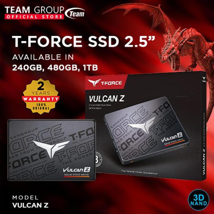 TEAMGROUP TEAM T-FORCE 2.5" VULCAAN Z SATA SSD | Daraz.pk