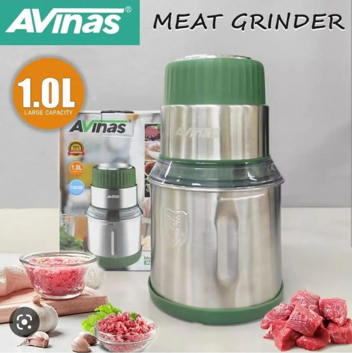 Electric Meat Grinder chopper Stainless steel sharp 4 blades 4 pcs 250 Watts Copper Motor | Daraz.pk