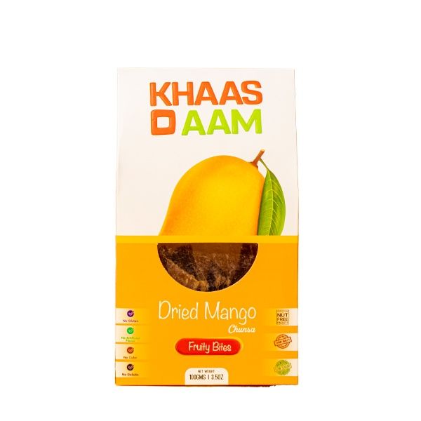 Khaso Aam Mango Chaunsa Flavor 100 Gm, 100% Natural Dried Mango Fruit ...