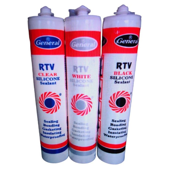 General RTV Silicone sealant 300ml clear, white, and black | Daraz.pk