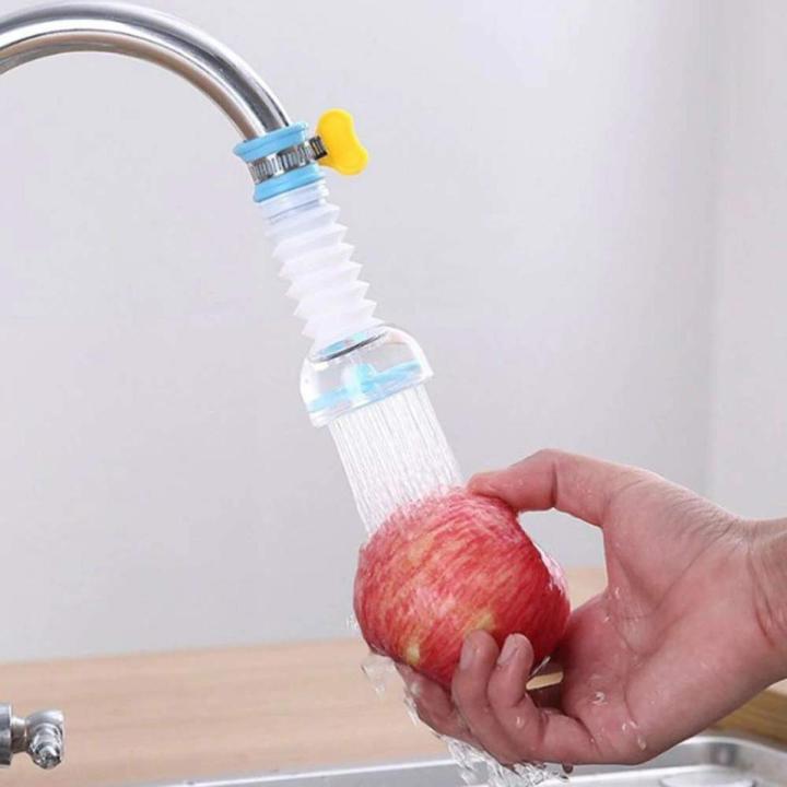 1 Pc 360 Degree Rotating Flexible Water Tap Extension Double Filter ...