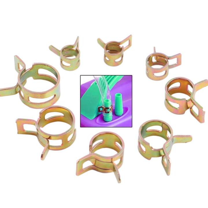 Flexible Air Tube Clamps Metal Fastener Reusable Silicone Pipe Clamp ...