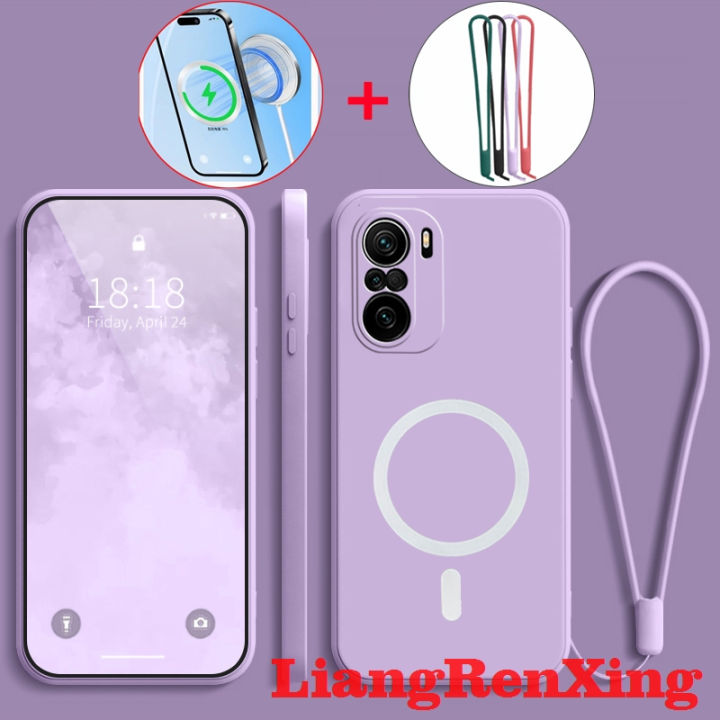 Case for Xiaomi Poco F3 phone casing back cover softcase liquid ...