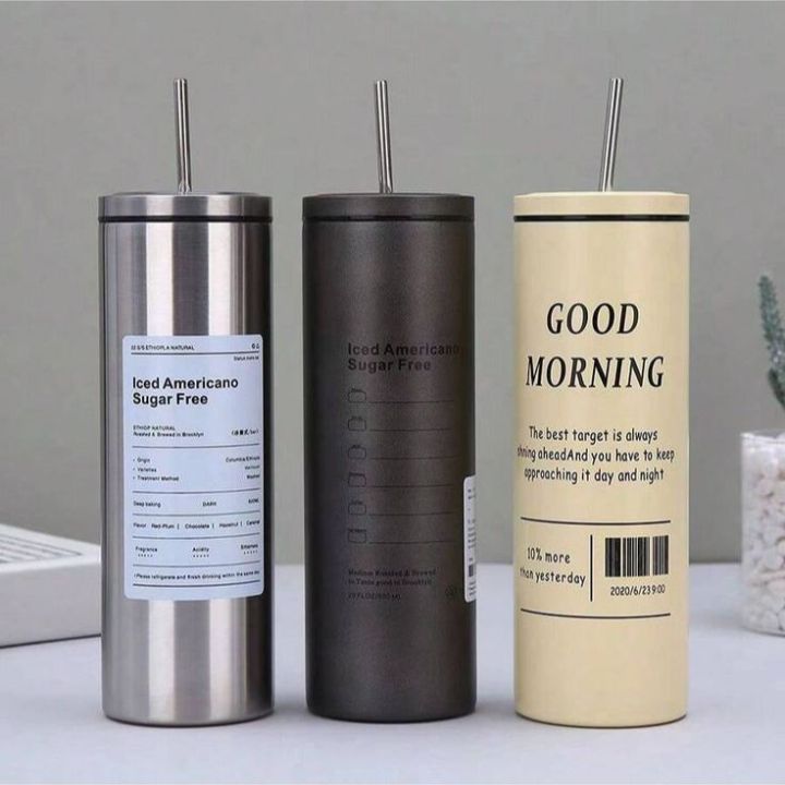 600ml Original Coffee Cup Stainless Steel Thermos Cup – Vacuum ...
