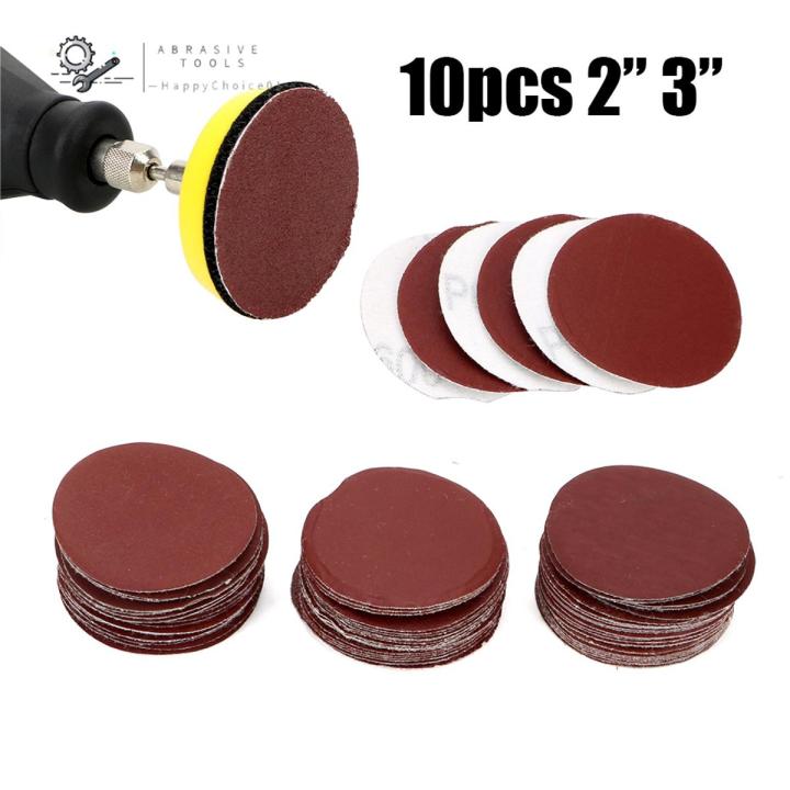 10pcs Sanding Disc 100/240/600/800/1000/2000 Grits For Woodworking ...