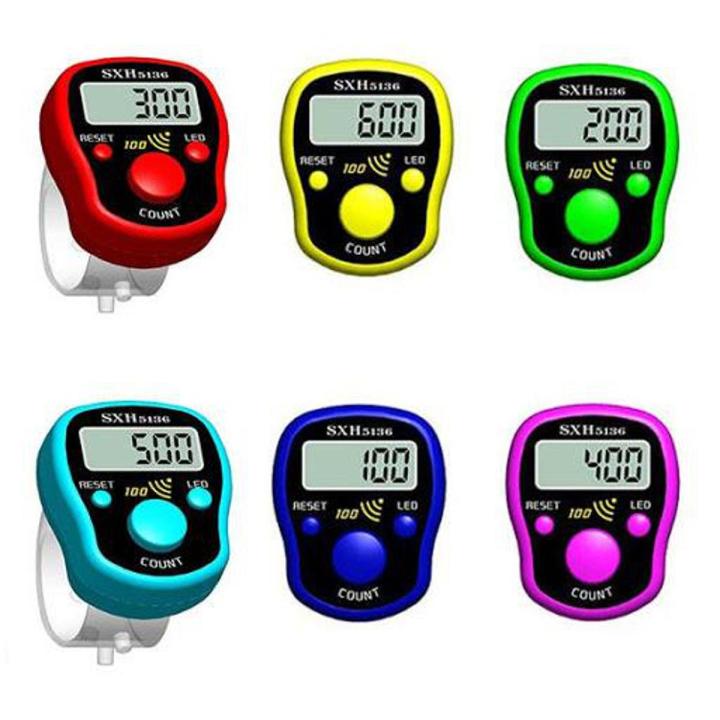 Finger Ring counter with LED light for man and womens | Daraz.pk