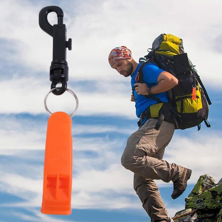 Emergency Whistle PP Plastic Outdoor Survival Whistle Double Pipe Loud ...
