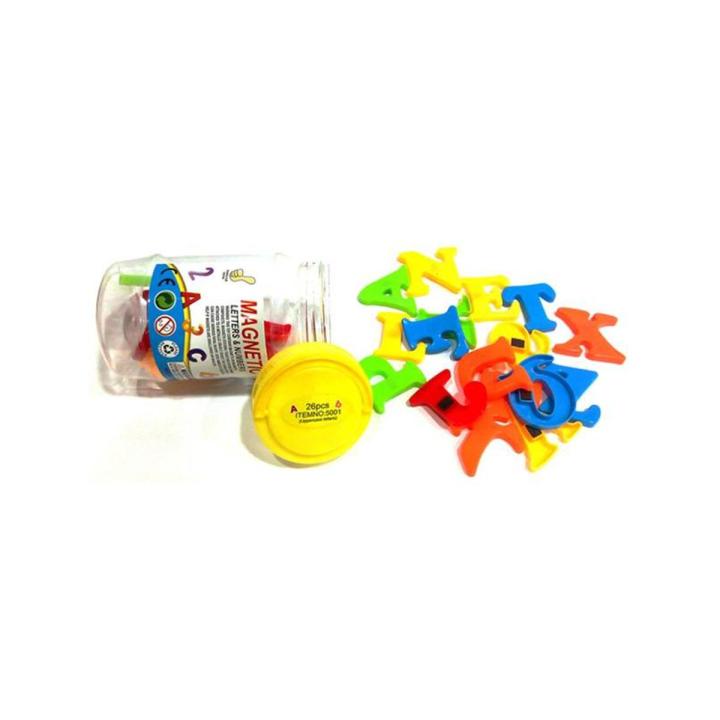 Magnetic Alphabet Jar - 26 Pcs | Daraz.pk