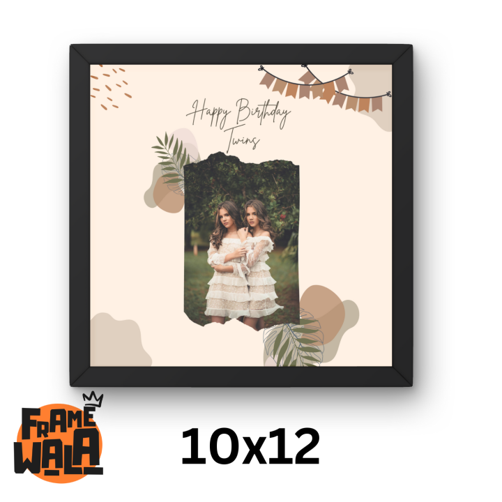 Personalized Fully Customizable Happy Birthday Photo Frame - Capture ...