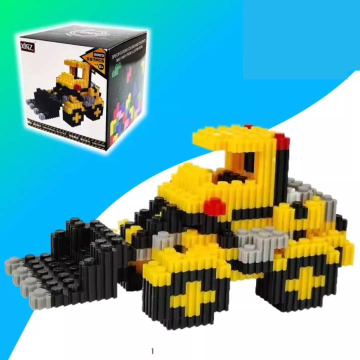 XC Blocks Lego Small size blocks for kids yellow black combo 628 Sets ...