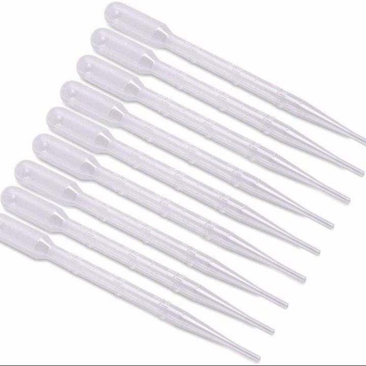 3ML Plastic Transfer Pipettes Dropper Resin Color Mixing Art 20Pcs/Lot ...