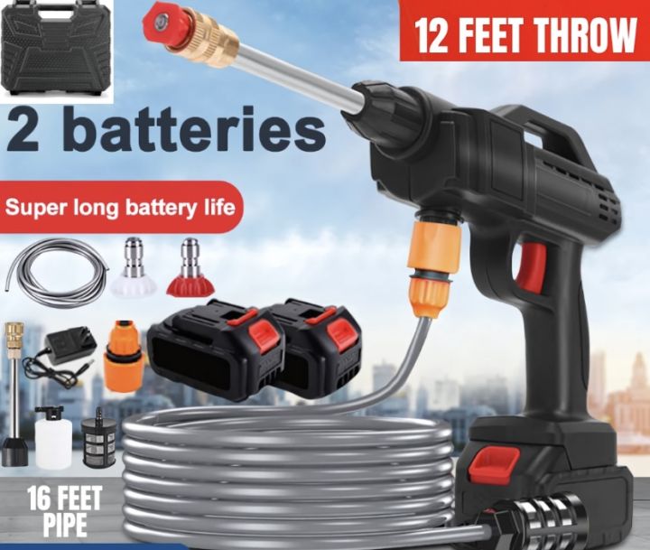 Cordless Portable Pressure Washer Gun 12000mah High Quality Lithium Max ...