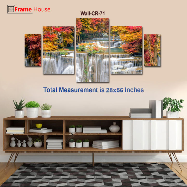 5 Piece wall frames home decoration pack of 5 frames 71 | Daraz.pk