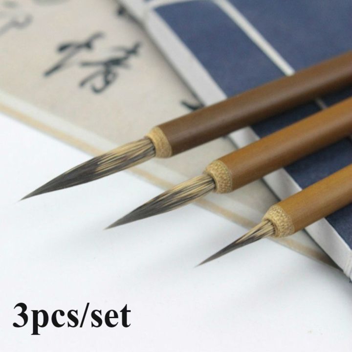 Art Oil Painting Weasel Hair Calligraphy Brush Hook Line Pen Brush Pen ...