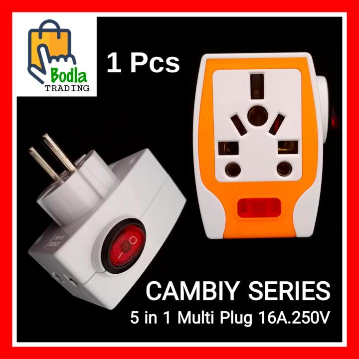 Universal Multi Travel Adaptor with On off Switch 5 in 1 US UK EU AU ...