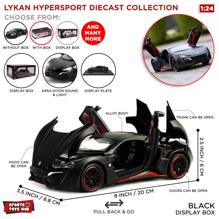 Lykan Hypersport Fast And Furious Diecast Car Collection, High ...
