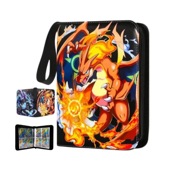400PCS Pokemon Letters Album Cards Protectors Toys Anime Binders Binder ...