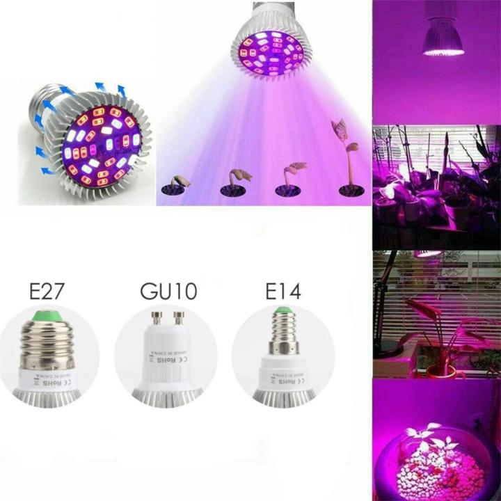 Metal Led Plant ow Light Bulb E27 Hydroponic Plant Full Spectrum e For ...