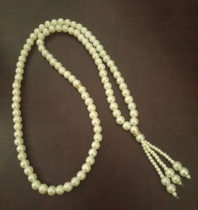 pearls chuga fancy 100 beads Tasbeeh - tasbih -8mm, zikar tasbih | Daraz.pk
