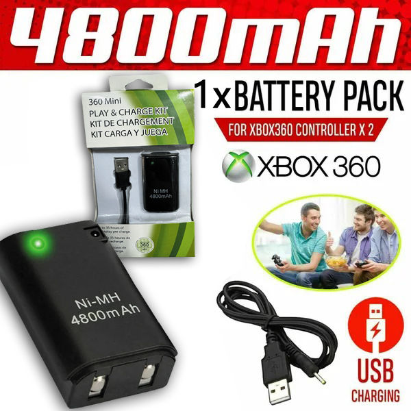 Xbox 360 Play And Charge Kit Mini | Daraz.pk