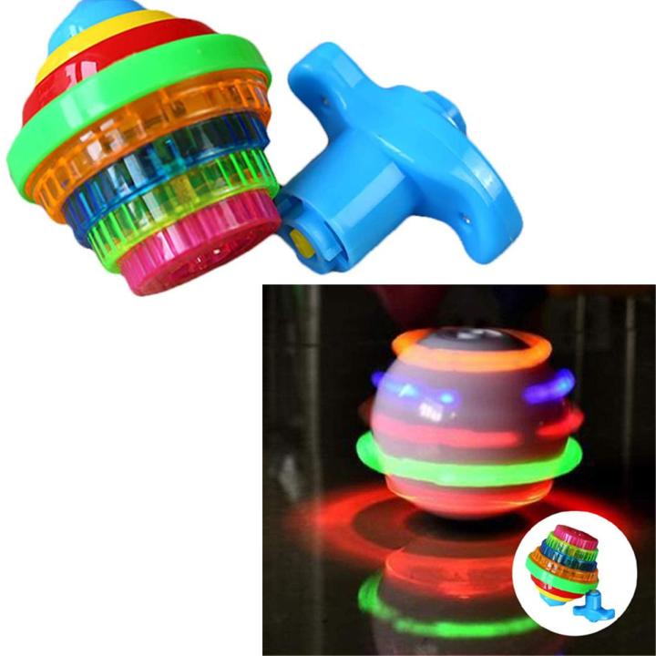Big Light Up Flashing Spinning Top Toys with Gyroscope Novelty Toys ...
