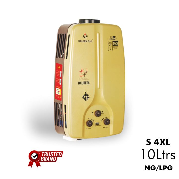 Golden Fuji - Instant Water Heater Supreme - S-4XL - 10 Liters - NG/LPG ...