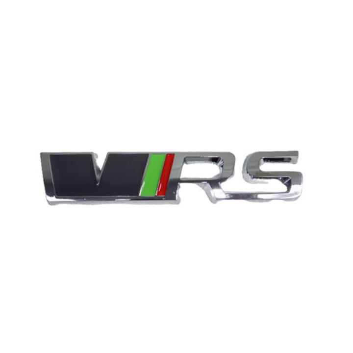 VRS Emblem Silver Chrome Metal Emblem Decal Monogram Logo | Daraz.pk