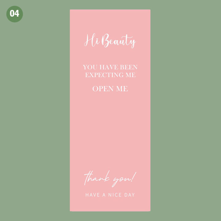 50pcs/Bag Package Nice To Meet You Too Sticker Seal Label Small ...