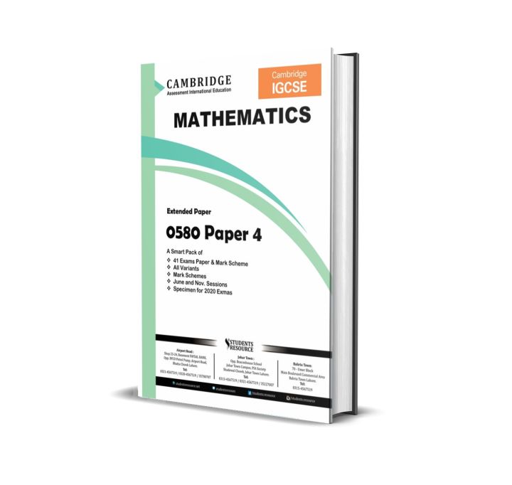 IGCSE Mathematics 0580 Paper 4 Yearly | All Variants | 2018-2023 | Mark ...