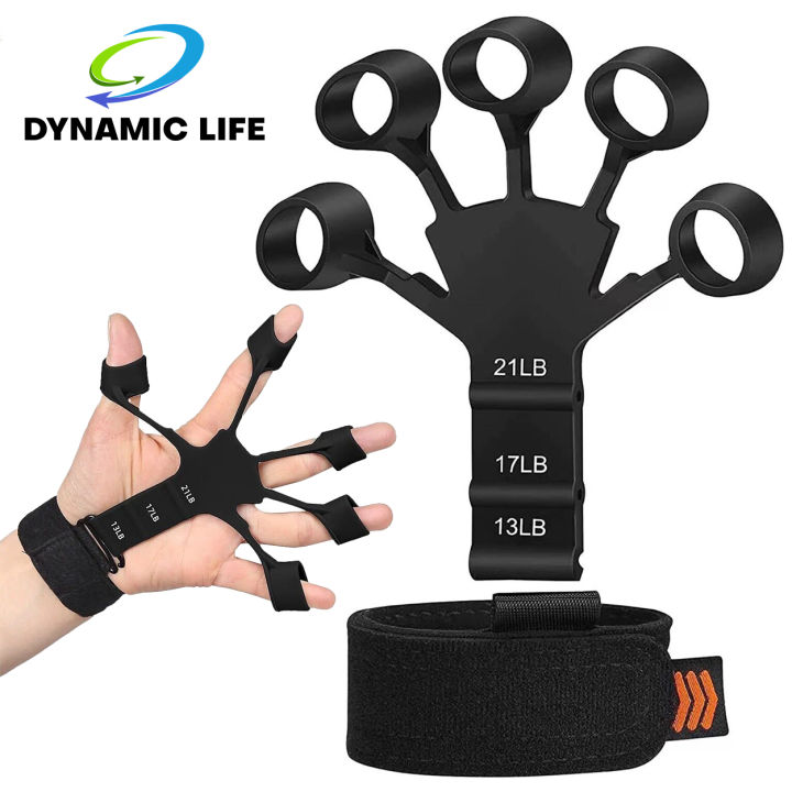 Dynamic Life Silicone Finger Gripper & Hand Strengthener| Finger ...