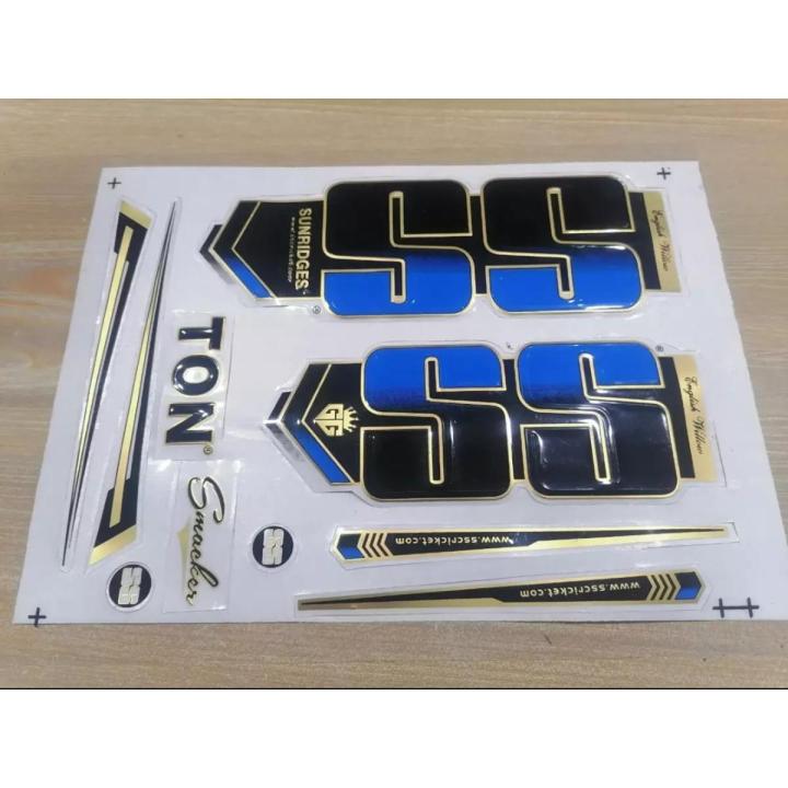 [3D] SS TON Andre Russel Edition Cricket Bat Stickers | Daraz.pk
