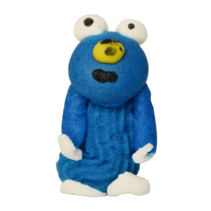 Mini Cookie Monster Cartoon Edible Fondant Toy (Position 1) | Daraz.pk