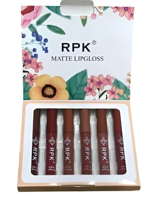 Shop RPK Professional Nude Matte Lip Gloss - 6Pcs Bundle for Stunning ...