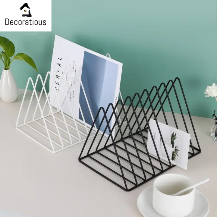 Book Rack and Shelf with Magazine Holder, Perfect Book Rack for Study ...