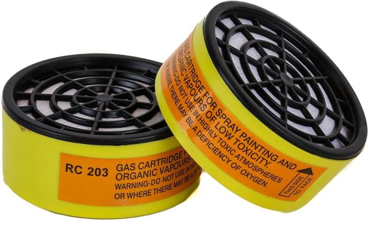 Dust face respirator cartridge- paint face cartridge- face protection ...