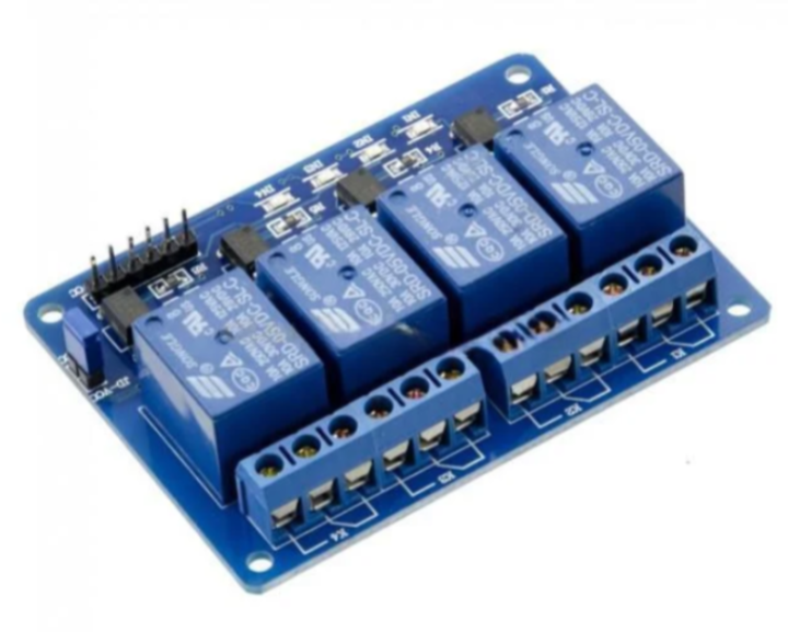 5V 4 Channel 240VAC 10A Relay Module | Daraz.pk
