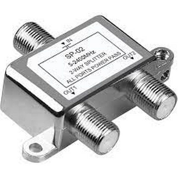 2 Way Digital Aerial Cable TV Splitter Media Type Broadband 5-890Mhz, 2 ...