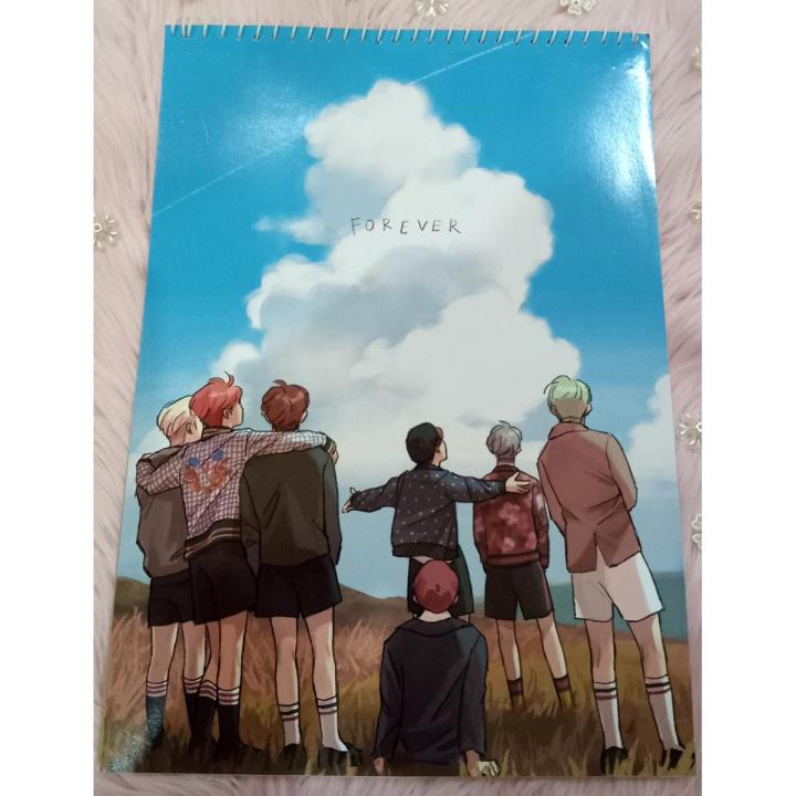 bts sketch book (customization available) | Daraz.pk