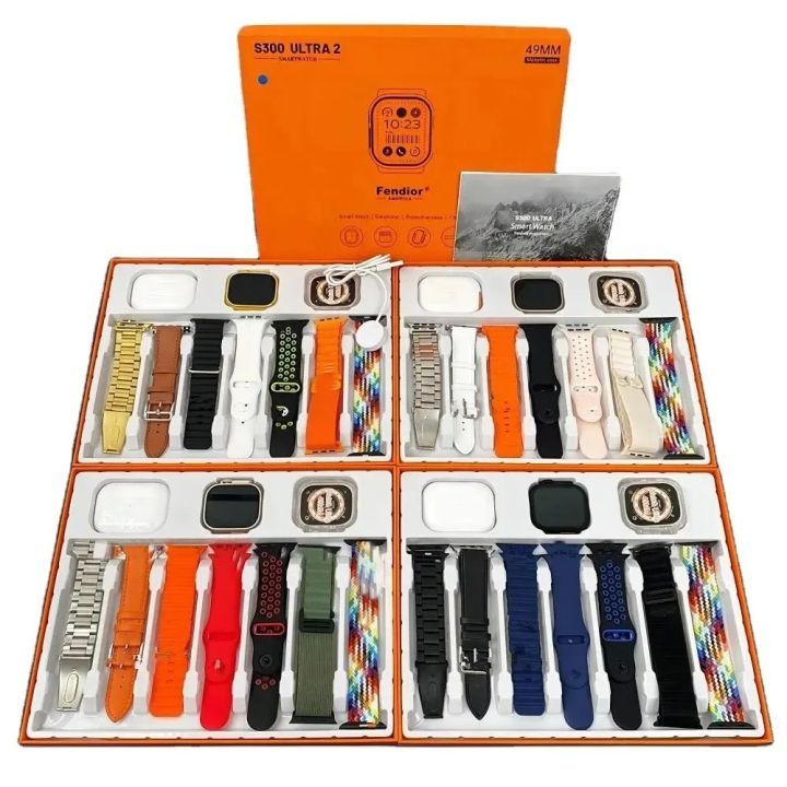 New S300 Ultra 2 Smart Watch with Airbuds Heart Rate Tracking 10 in 1 ...