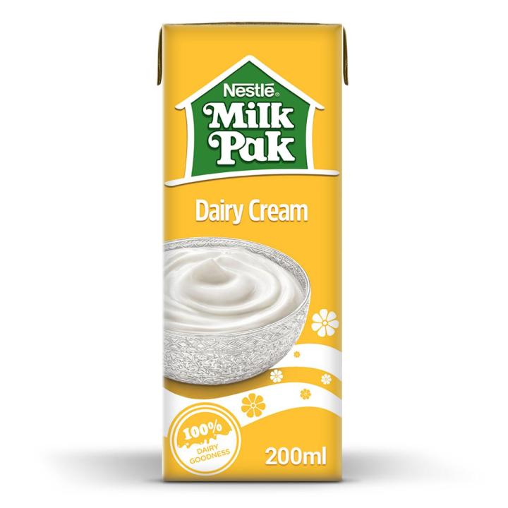 Nestlee Milk Pak Dairy Cream 200ml - Nestlee Milk Cream - Pack of 6 ...
