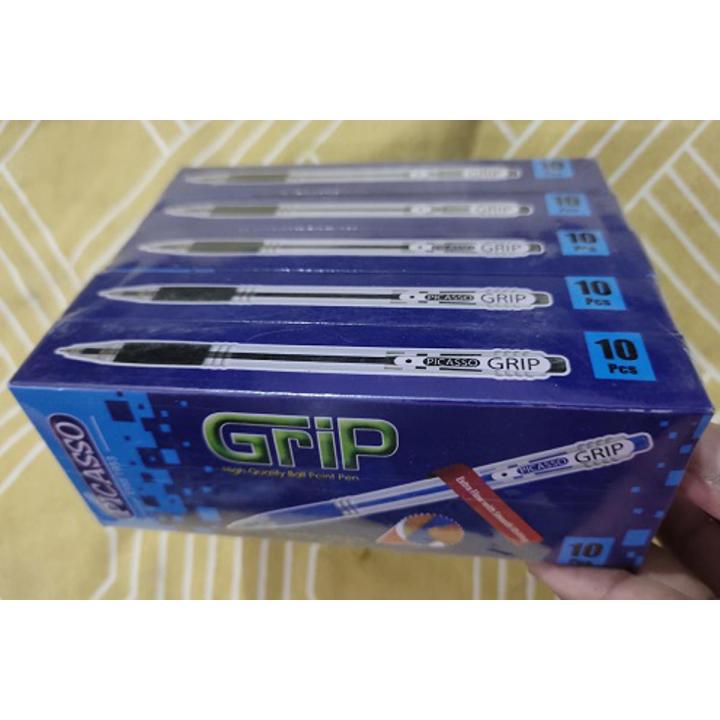 Picasso Grip Ball Point Blue (5 Packs 50 PCS) | Daraz.pk