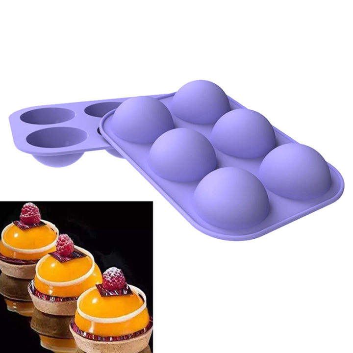 Ball Sphere Mold For Cake Pastry Chocolate Candy Fondant Bakeware ...