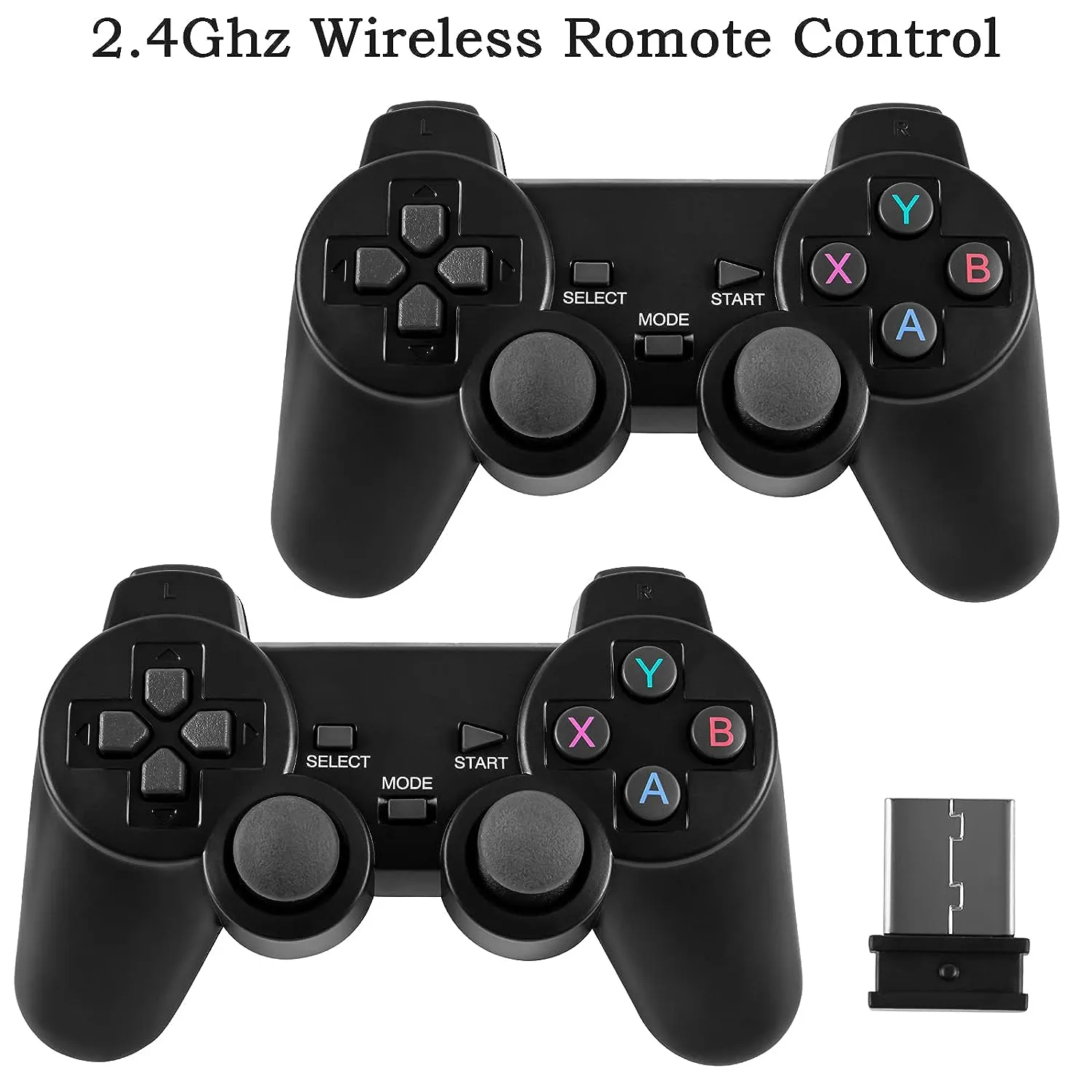 M8 Wireless Gaming Consol/Game Box/Game Stick With 2 Gamepad Wireless ...