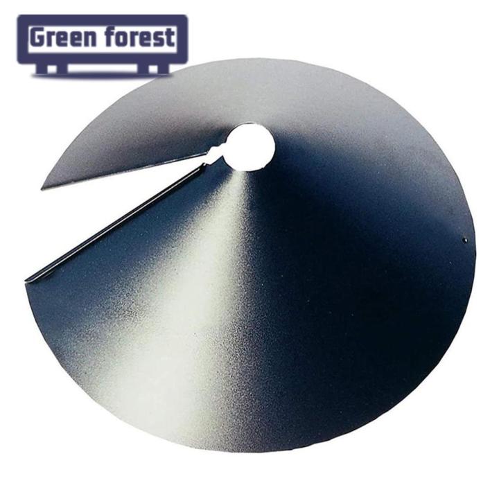 Green forest Squirrel Proof Guard Weather-proof Bird Feeder Pole Mount ...