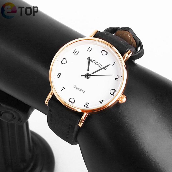 【ETOP】Fashion Korean Watch Ladies Simple Trend Retro Art Small Fresh ...