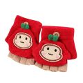 1-5 Years Warmth Production Kids Children Gloves Half Finger Mitten ...