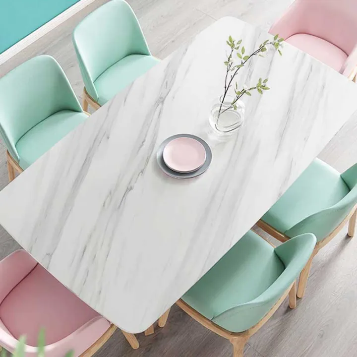 New Self Adhesive White Marble Sticker Sheet Kitchen Cabinet Paper ...